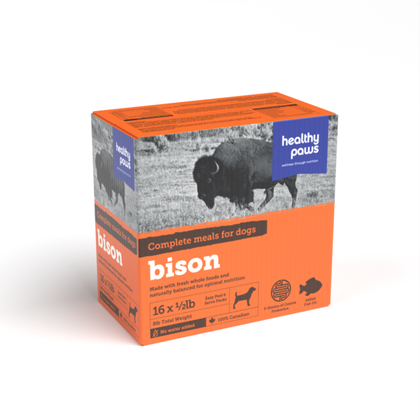 Bison - Canine Complete - Healthy Paws Pet Food
